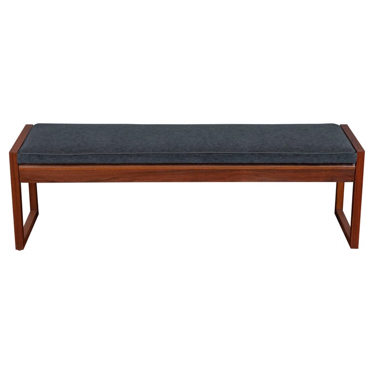 Mid-Century Modern Bench by Brown Saltman For Sale at 1stDibs