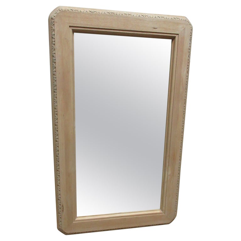 Hand Carved Rectangular Mirror For Sale at 1stDibs