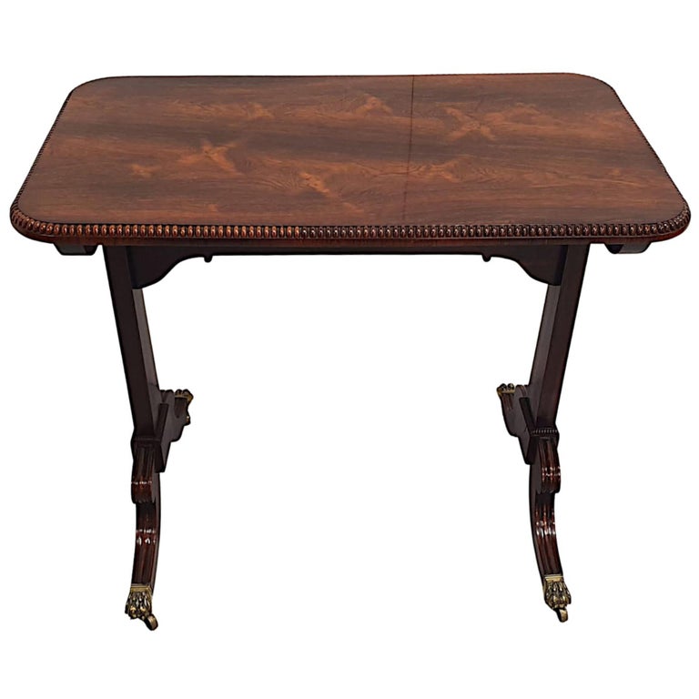 Very Fine and Rare Early 19th Century Regency Side or Lamp Table For ...