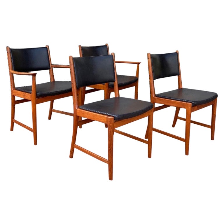 Midcentury Kai Lyngfeldt Larsen Dining Chairs in Teak 'Set of 4' For ...