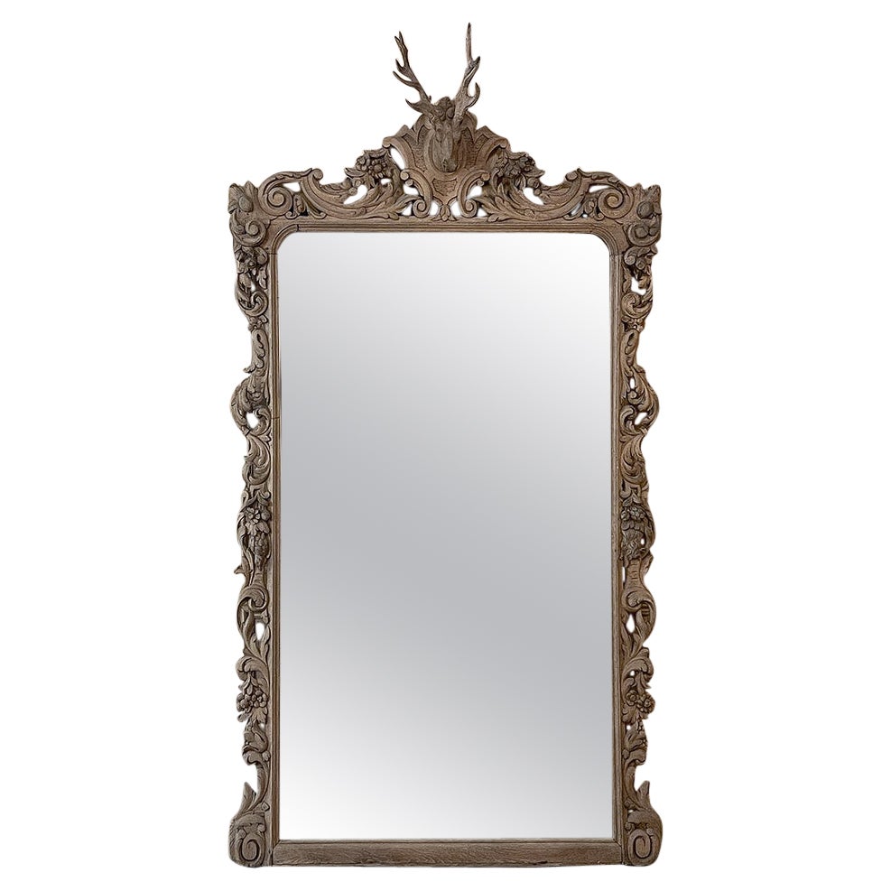 Grand 19th Century French Renaissance Henri II Hand-Carved Mirror at ...
