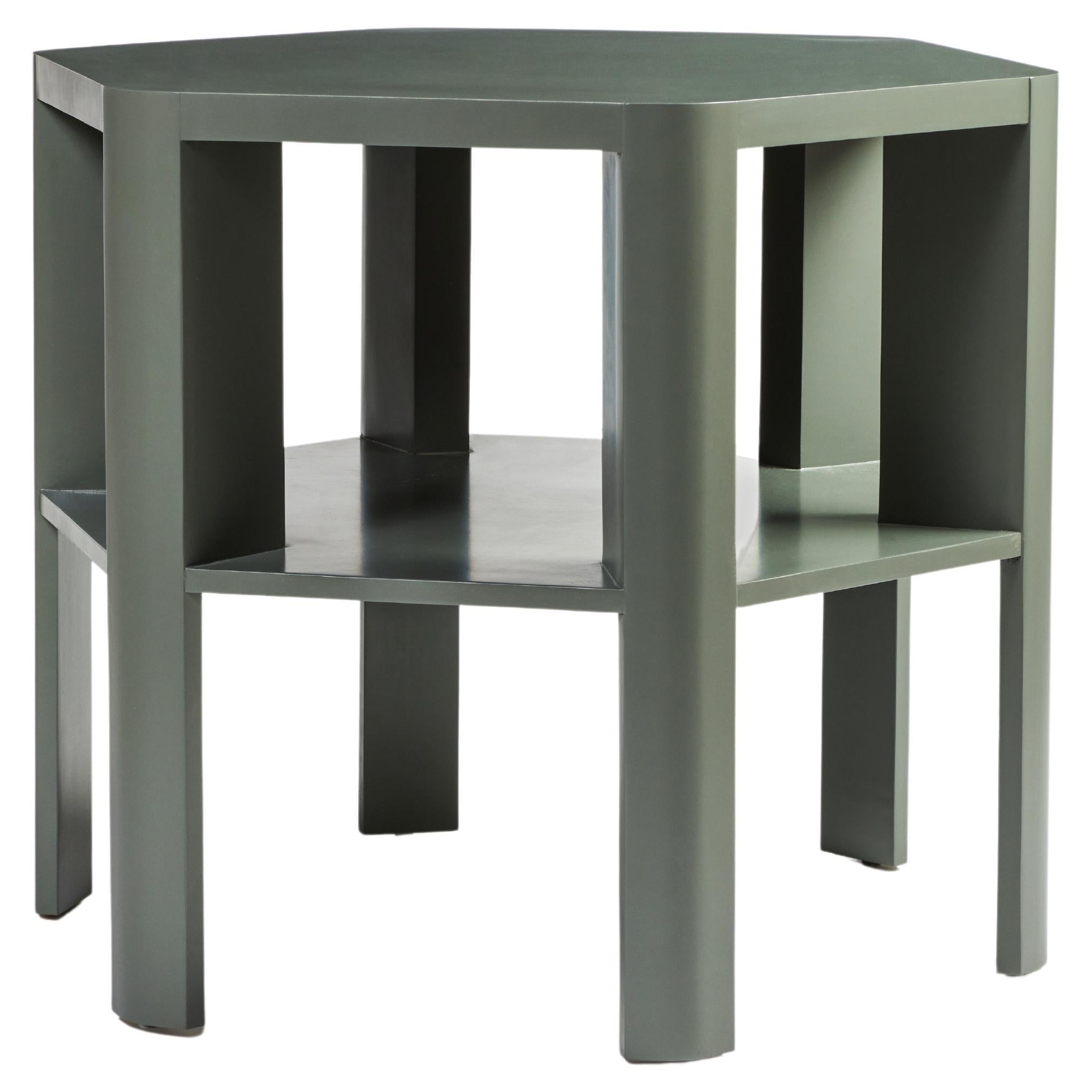 Minimalist Modern Lacquered Library Table by Martin and Brockett, Shown ...