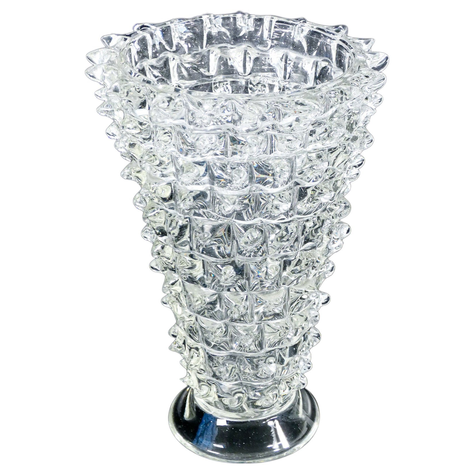 1940's Rostrato Glass Vase by Barovier at 1stDibs | 1940s glass vases