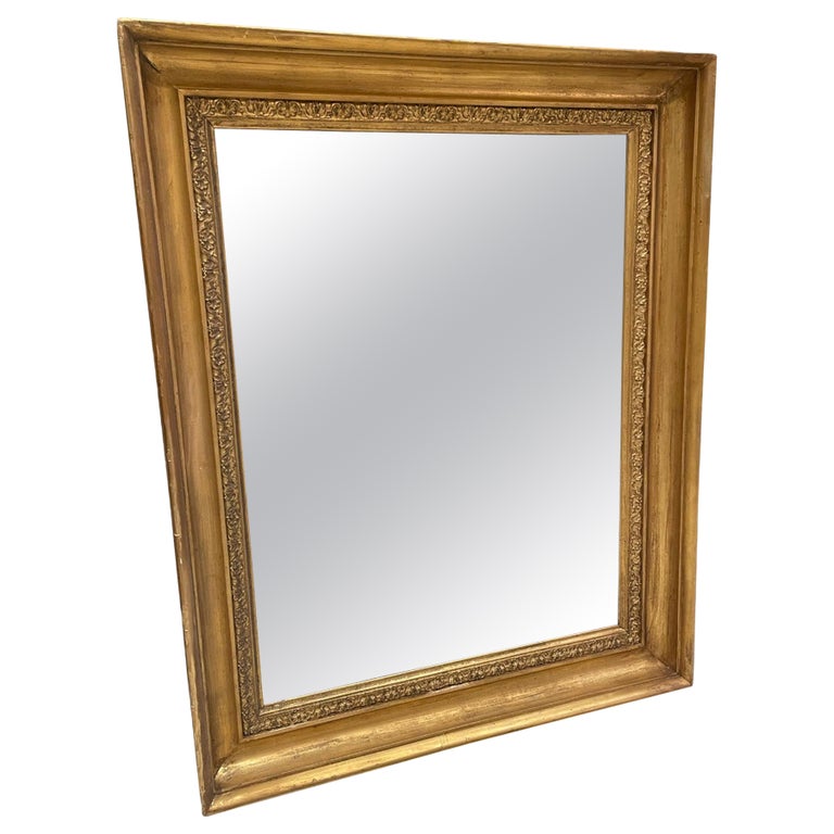 19thc Good Sized Mirror For Sale at 1stDibs