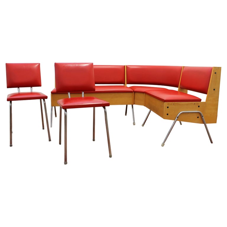 Midcentury Corner Dining Set, 1970s, Czechoslovakia For Sale at 1stDibs