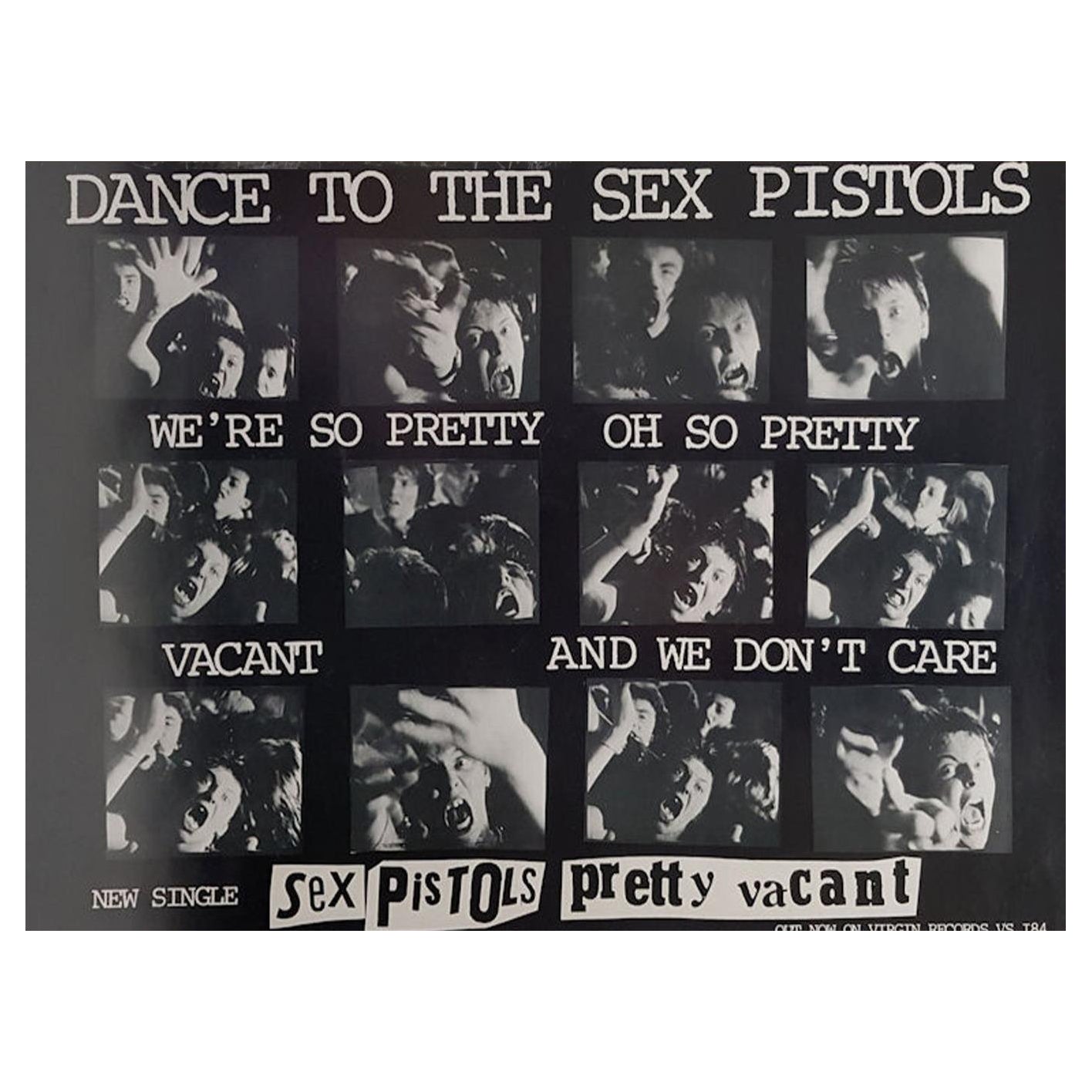 Sex Pistols Pretty Vacant Original Vintage Poster For Sale At 1stDibs Sex Pistols Pretty Vacant Original Vintage Poster For Sale At 1stDibs