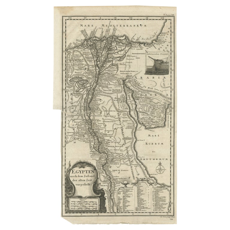Mappa Del Fiume Nilo Africa