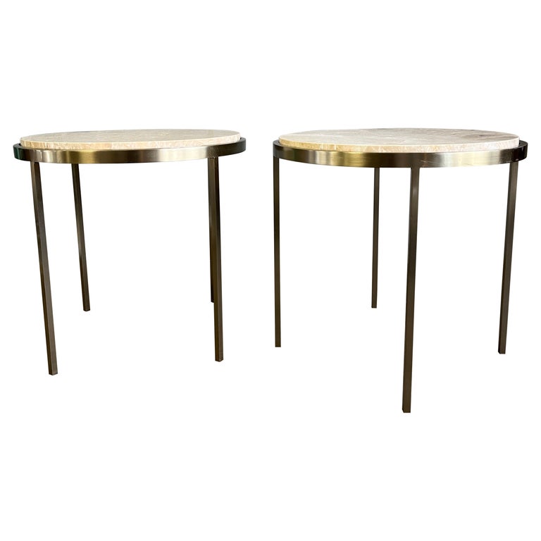Stunning Pair of Tables by Brueton For Sale at 1stDibs