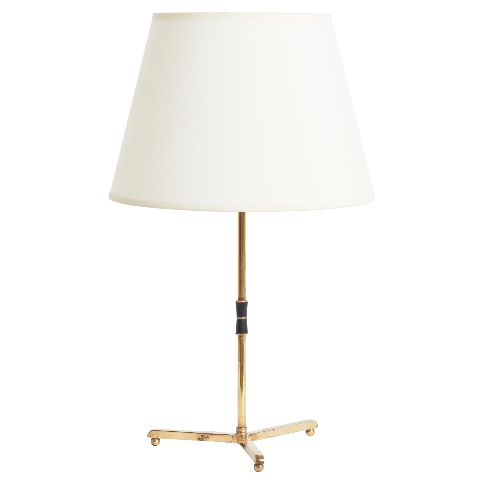 Mid Century Brass Table lamp Excelsior Art Studios at 1stDibs | vintage ...