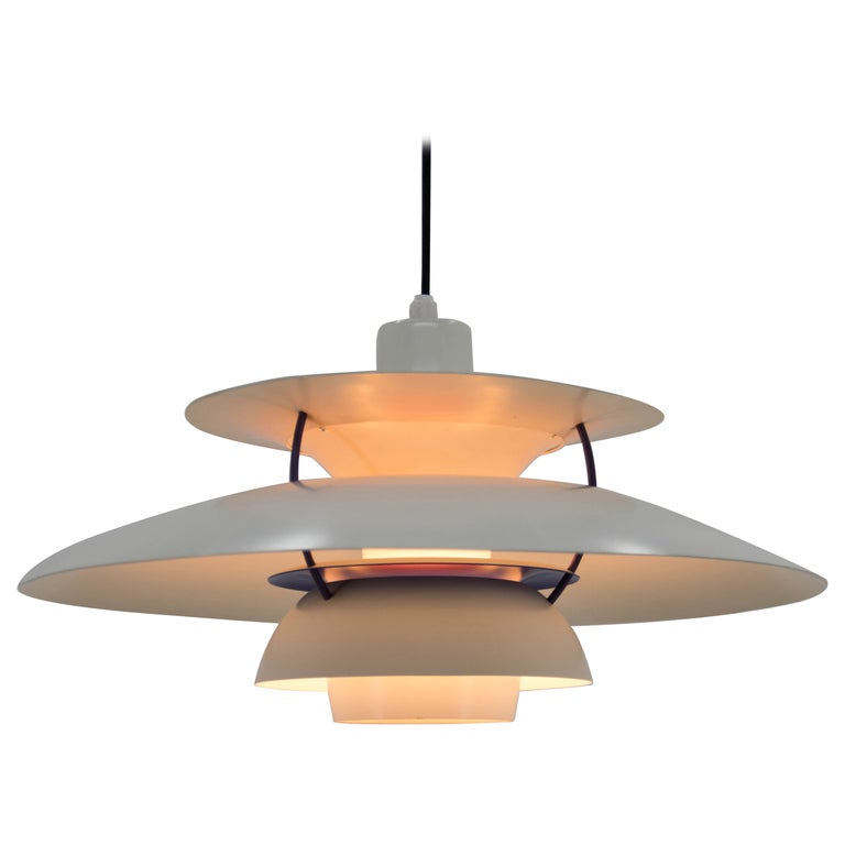 Poul Henningsen "PH5" Ceiling Light, 1960s, Denmark For Sale at 1stDibs