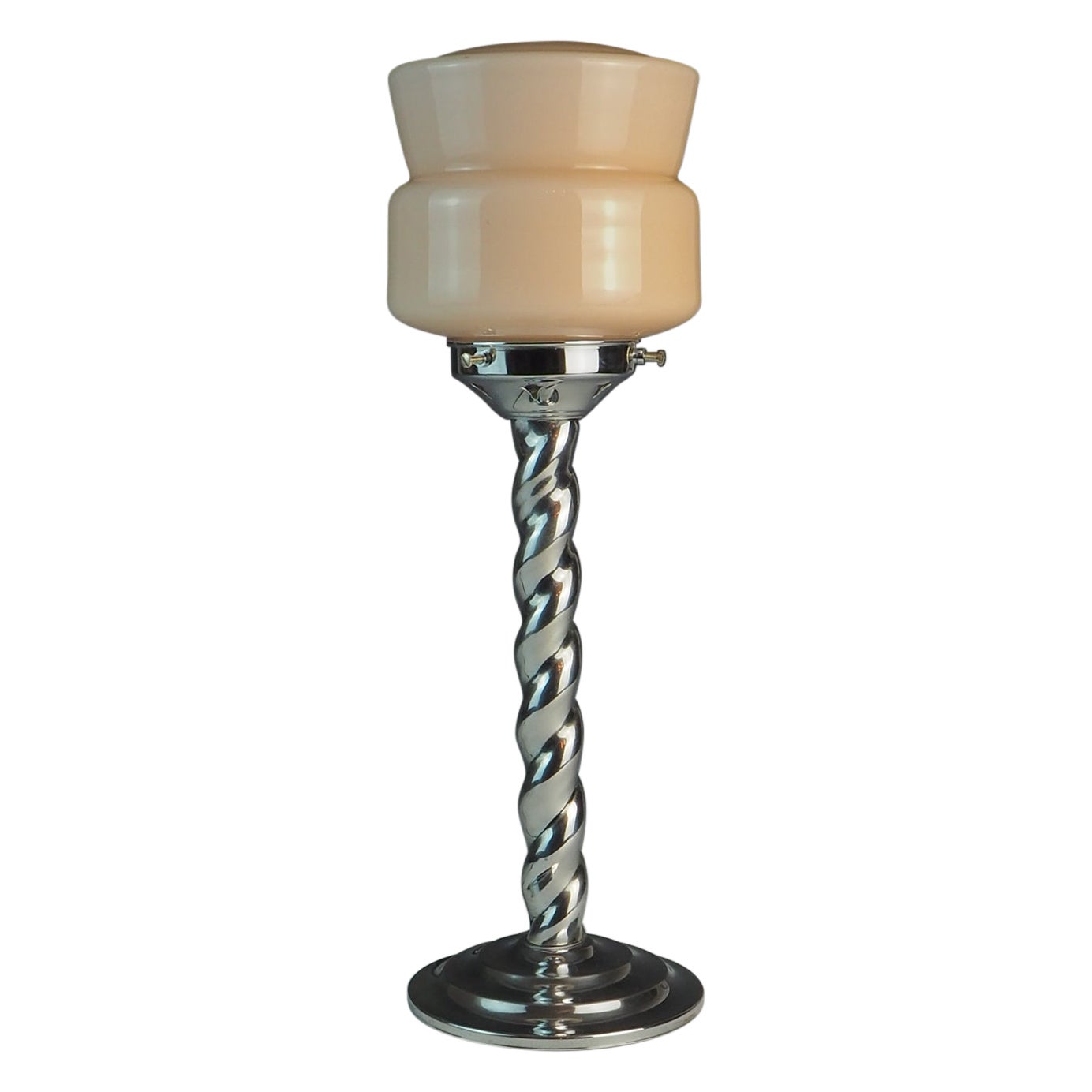 Art Deco Bronze Snake / Cobra Table Lamp with Round Globe at 1stDibs ...