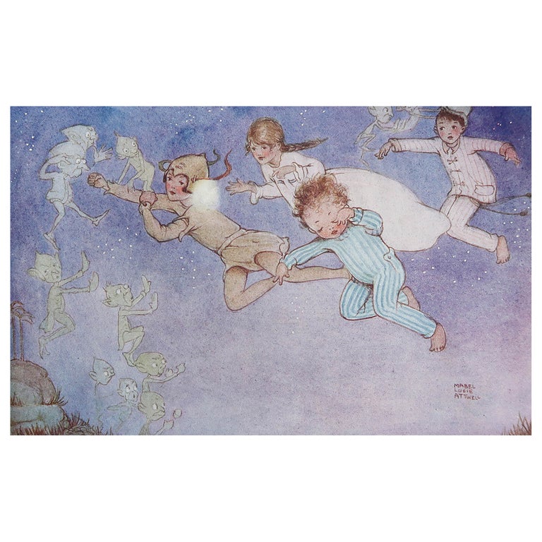 Original Vintage Print by Mabel Lucie Attwell. C.1920 For Sale at 1stDibs