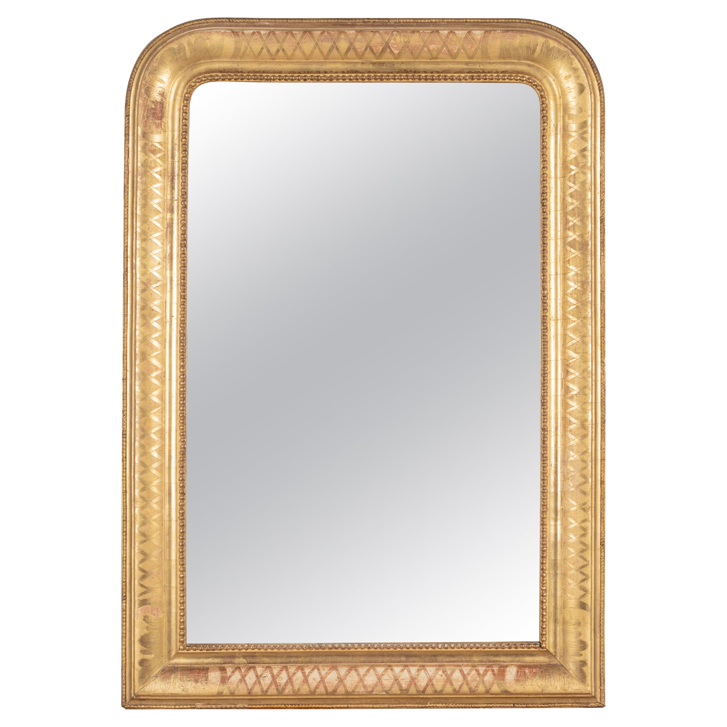 c.1830 Petite French Louis Philippe Mirror at 1stDibs
