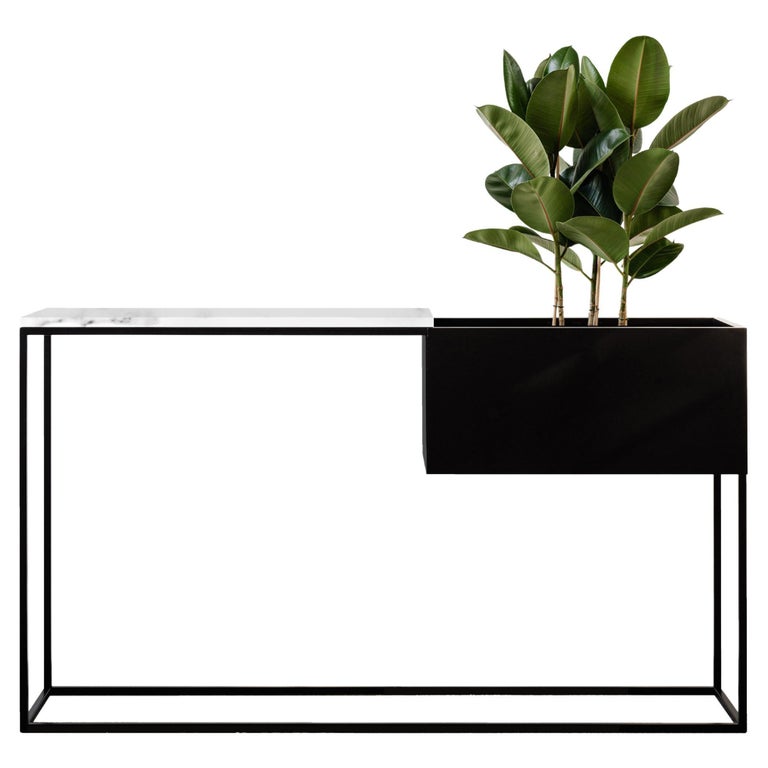 Large White Box Maxi Console Table by Un’common For Sale at 1stDibs