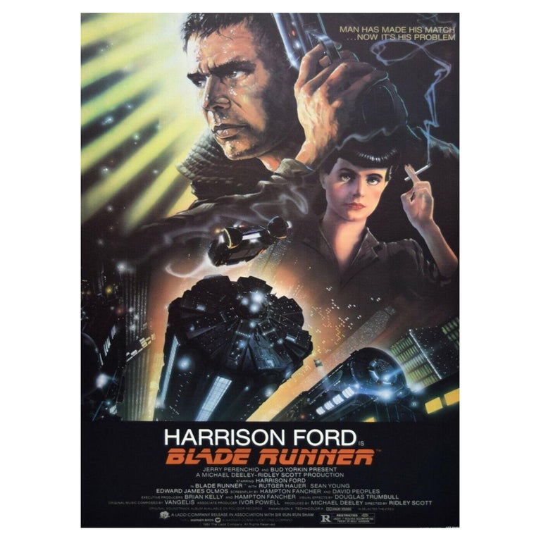 1982 Blade Runner Original Vintage Poster For Sale at 1stDibs