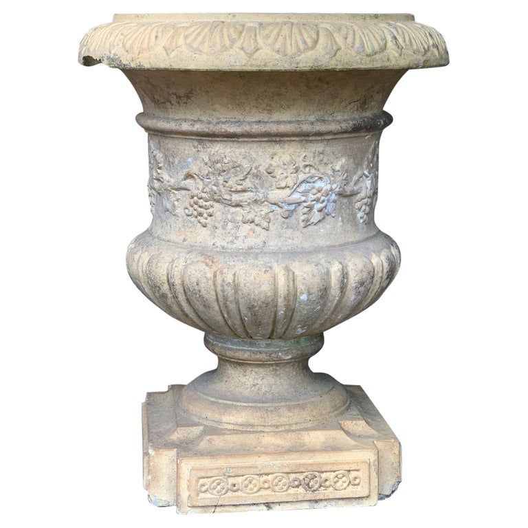 19th Century Buff Terracotta Urn For Sale at 1stDibs