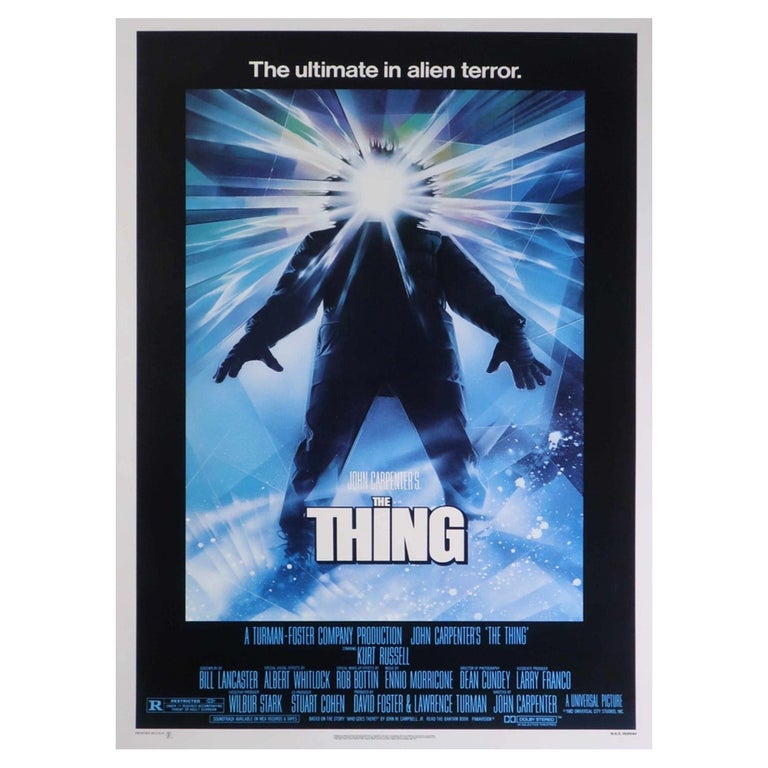 1982 The Thing Original Vintage Poster For Sale at 1stDibs