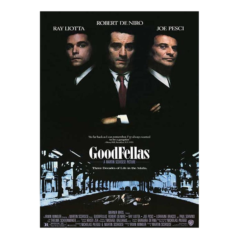 1990 Goodfellas Original Vintage Poster For Sale at 1stDibs