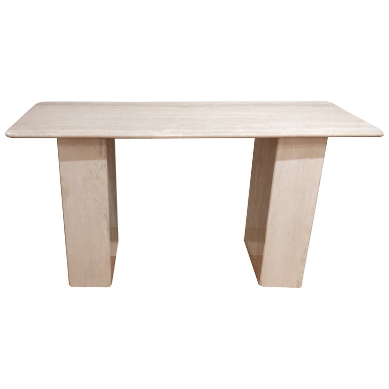 Limestone Console Table For Sale at 1stDibs
