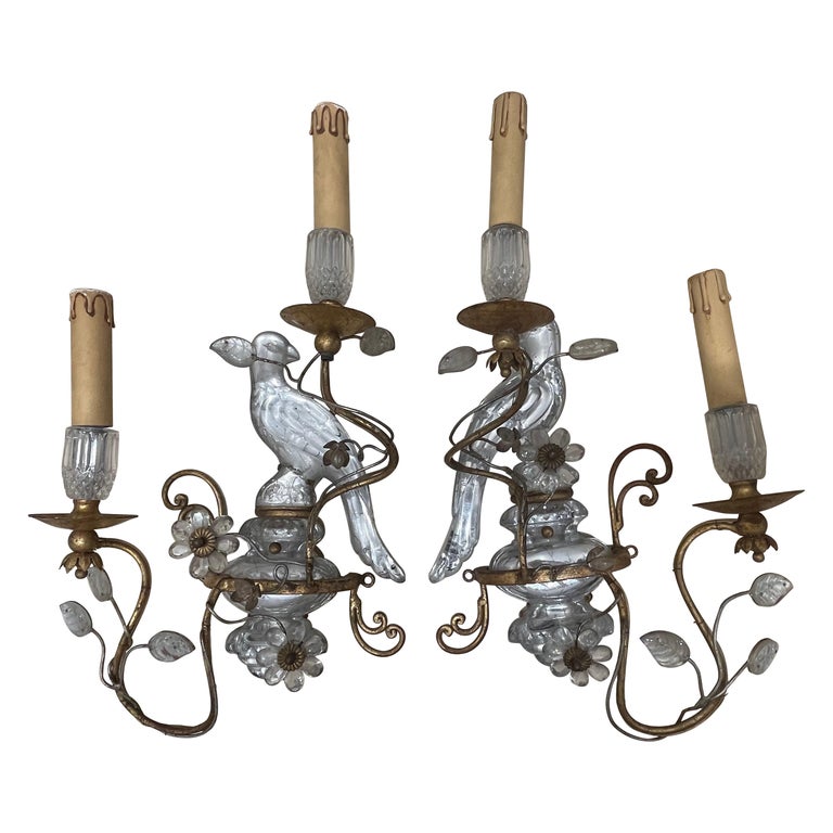 Stunning Pair of Ancient Sconces by Maison Baguès, Art Déco, France For ...
