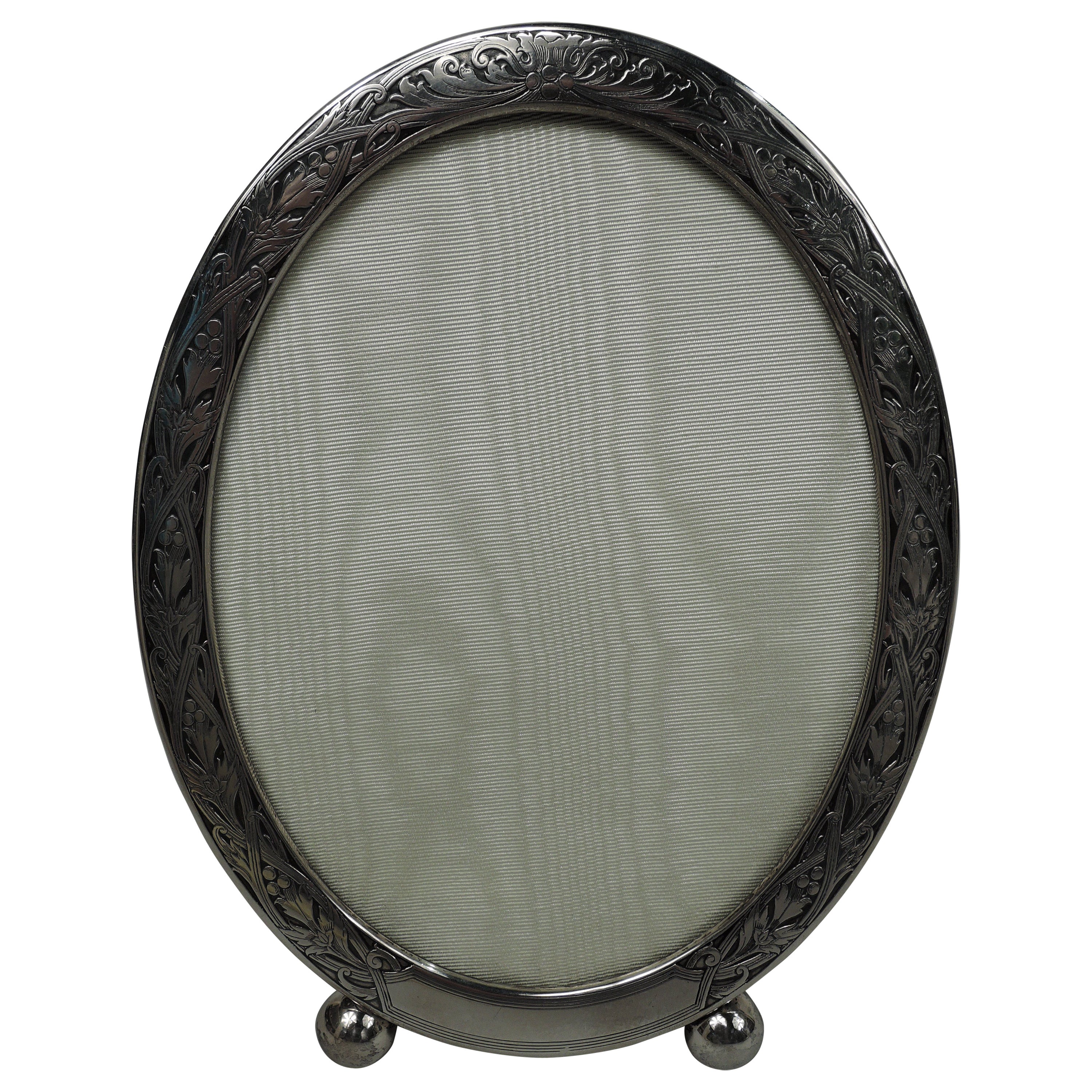 Antique Gorham Edwardian Sterling Silver Picture Frame For Sale at 1stDibs