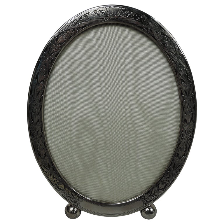 Antique American Edwardian Classical Sterling Silver Picture Frame For ...