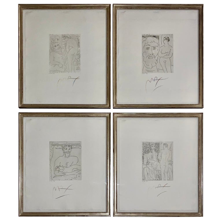 Homage to Picasso, Group of 4 Pater Max Lithographs For Sale at 1stDibs