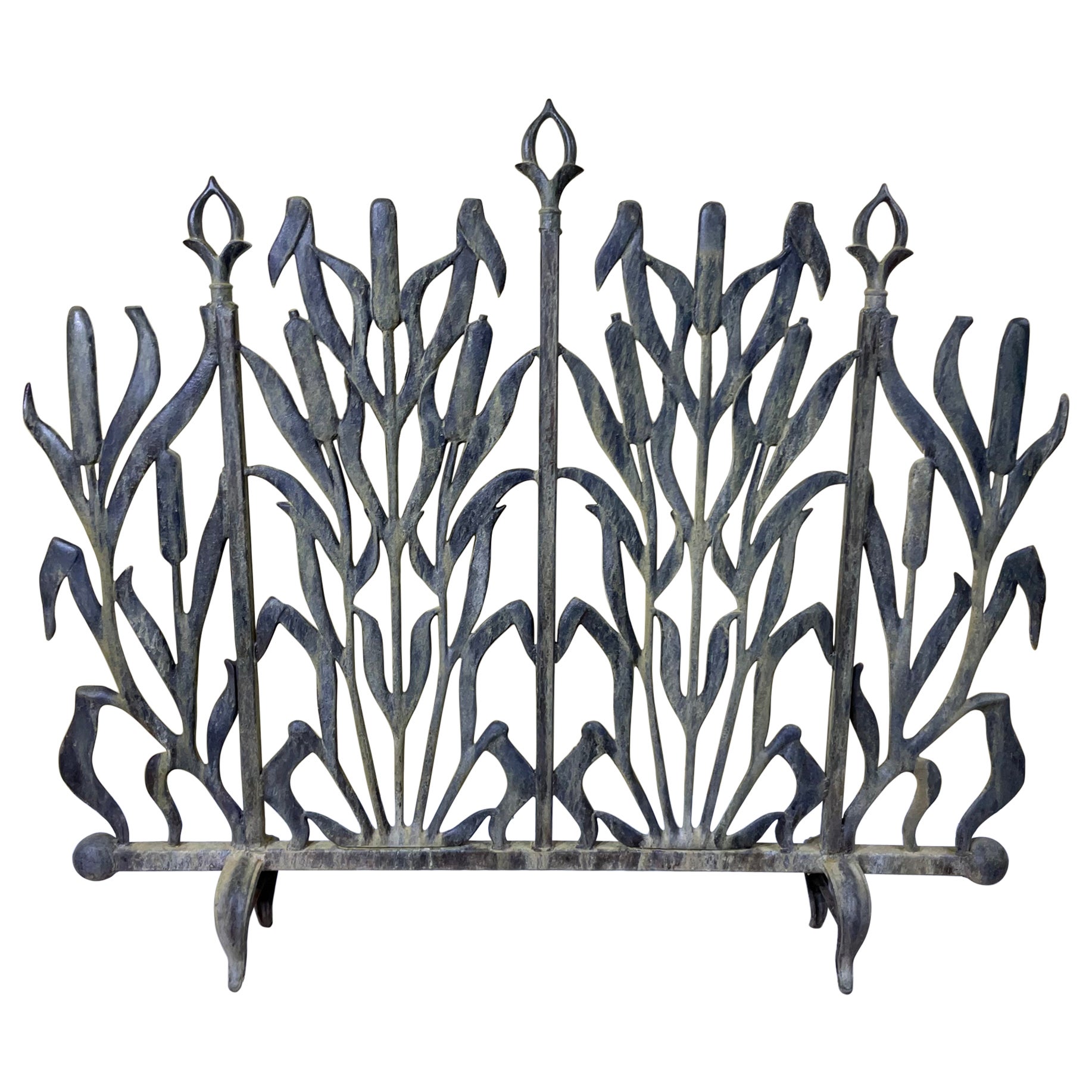 Iron Fireplace Screen at 1stDibs