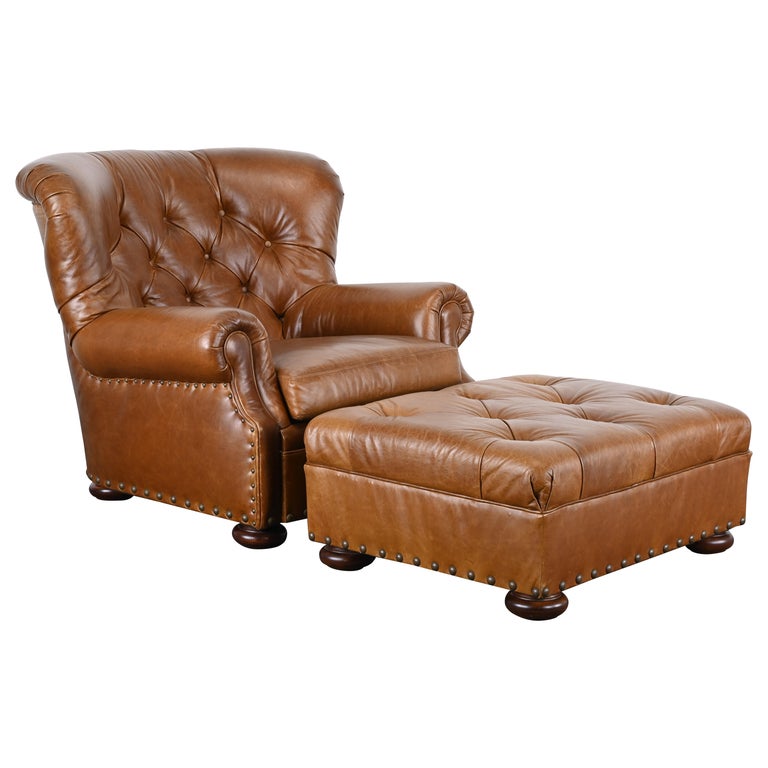 Writers Chair and Ottoman by Ralph Lauren, 20th Century For Sale at 1stDibs