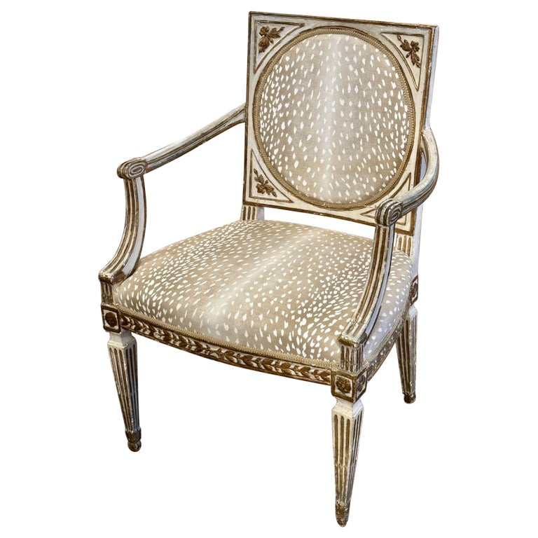 Early 19th century Neo-Classical Arm Chair For Sale at 1stDibs