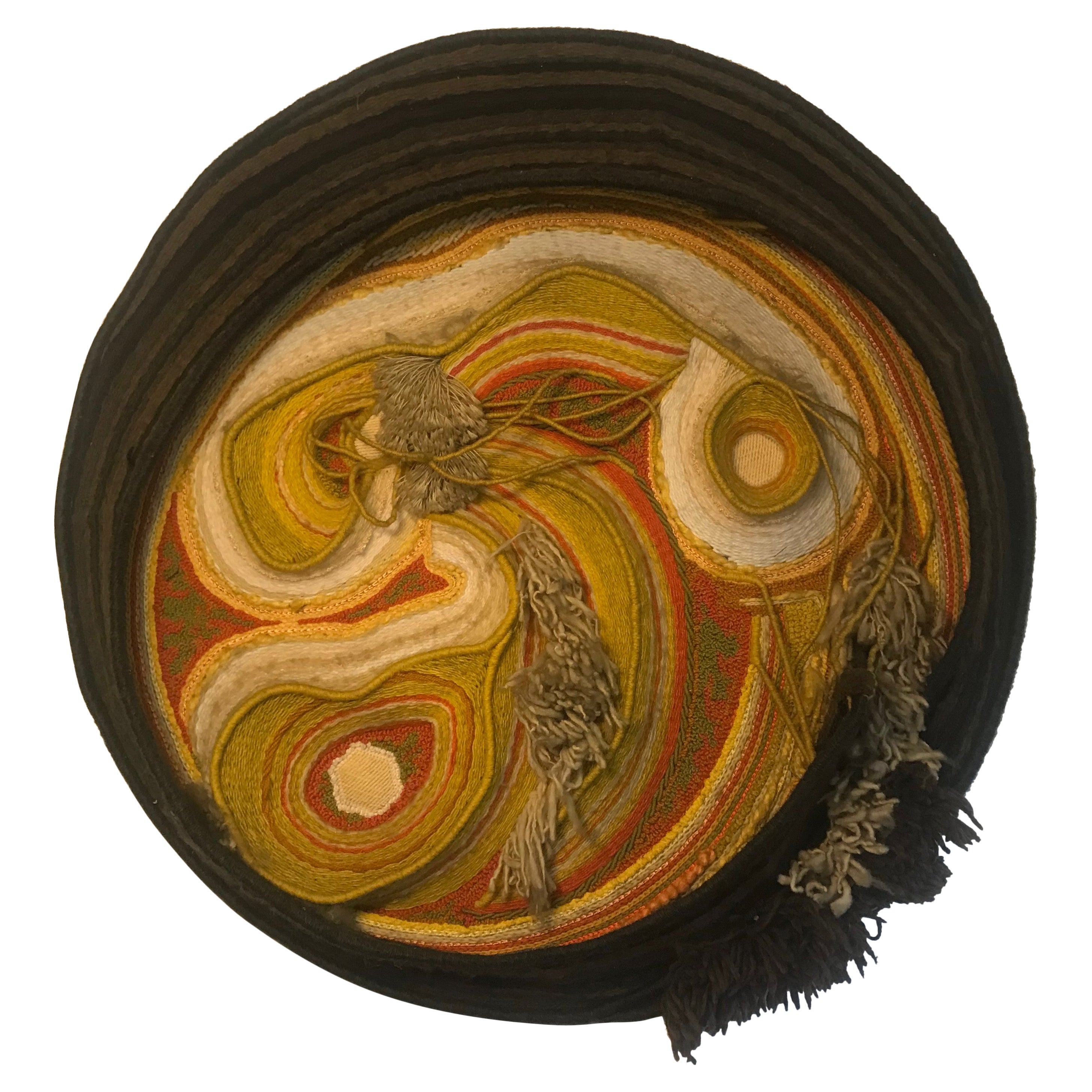 Corrie Schmidt Abstract Rectangular Form Fiber Art Sculptural Wall ...