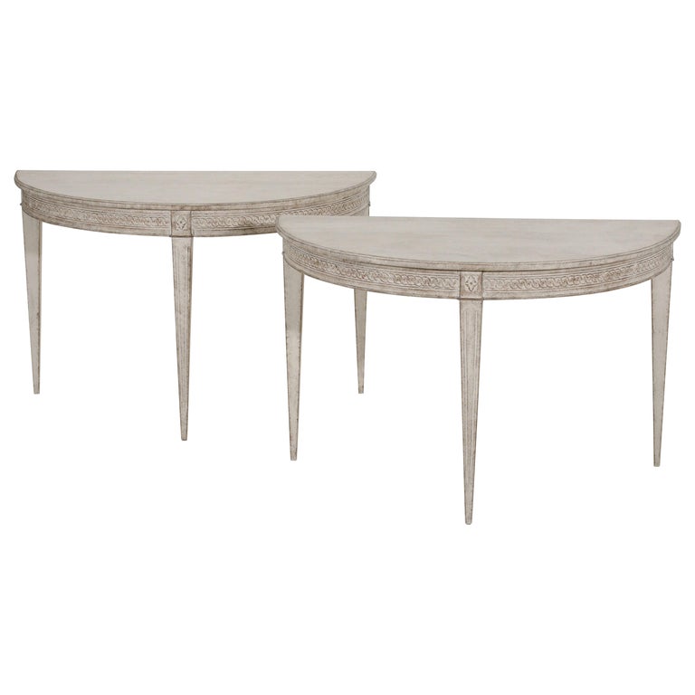 Pair of Swedish Console Tables, 19th C For Sale at 1stDibs
