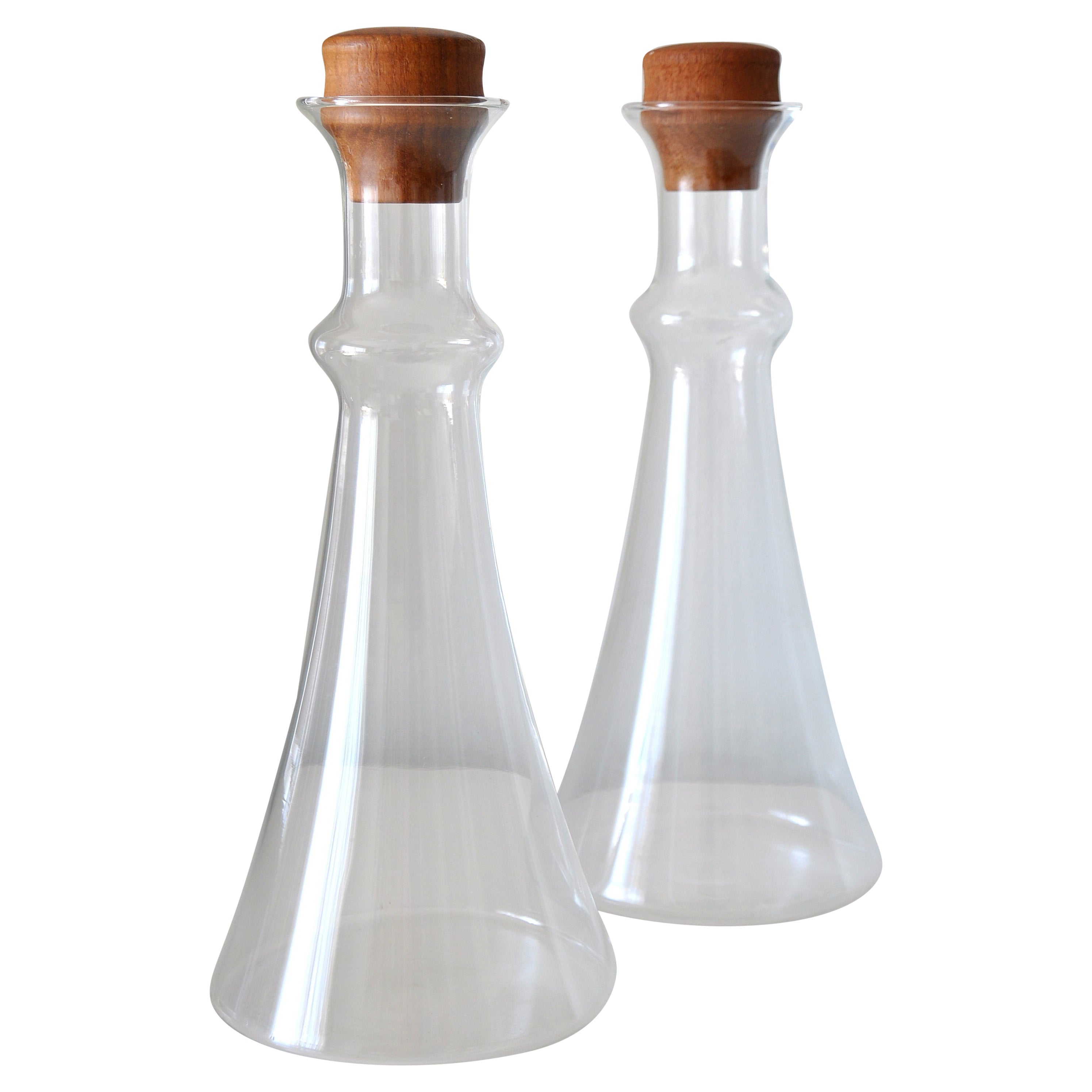 Dansk Wine Carafes by Gunnar Cyren, a Pair For Sale at 1stDibs | gunnar ...