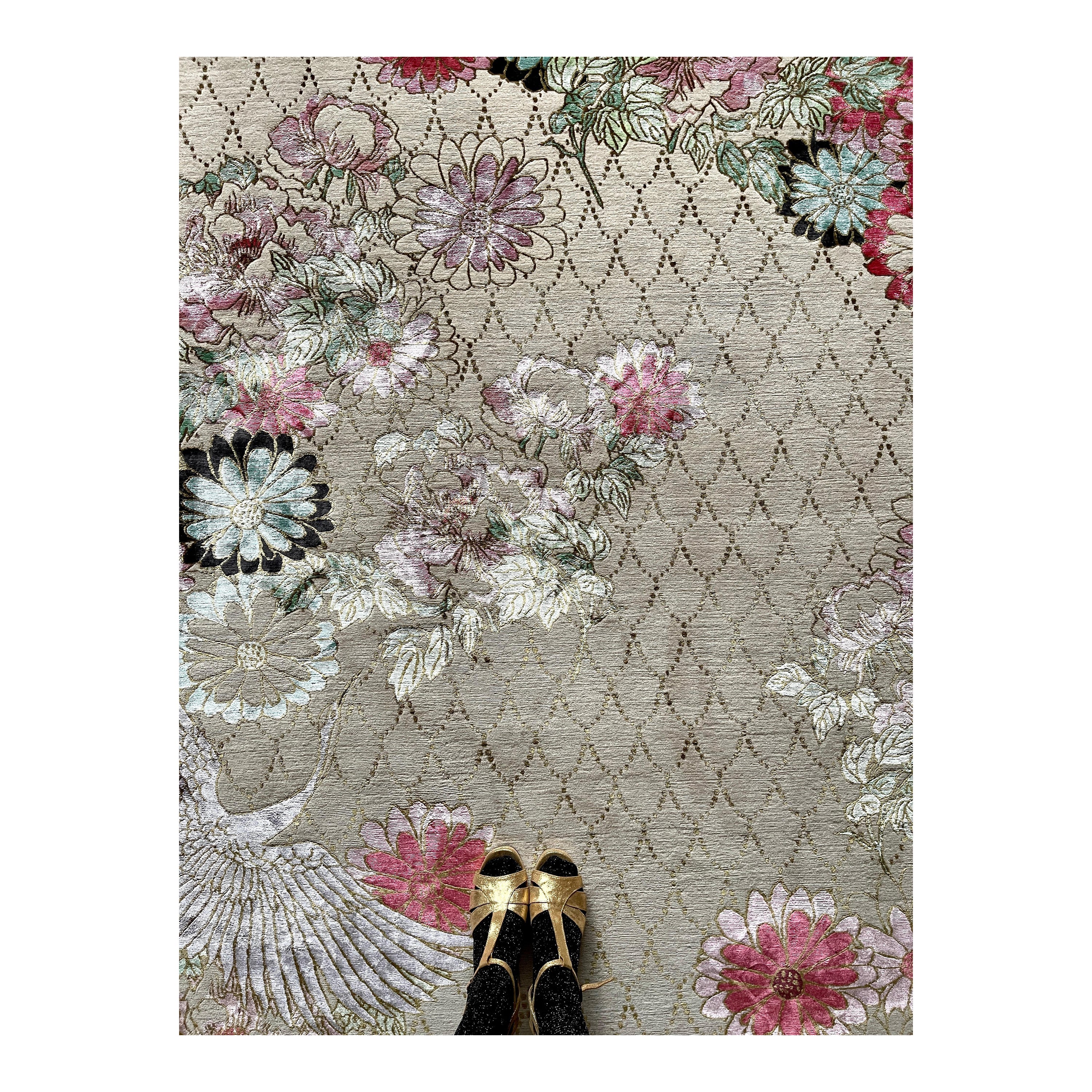 Eternal Toile - Hand Knotted Rug in Wool and Silk by Wendy Morrison For ...