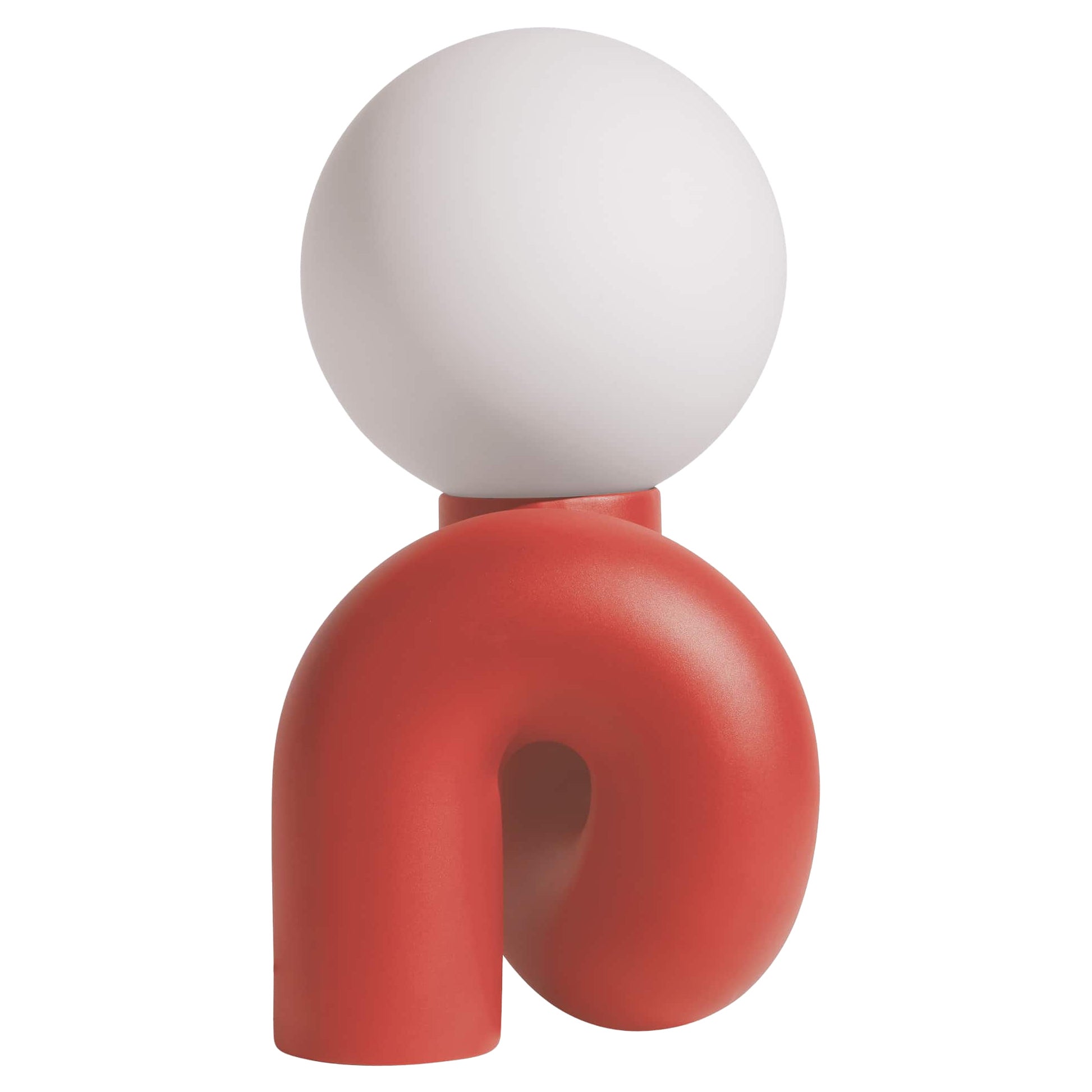 Petite Friture Large Neotenic 3000K Table Lamp in Vermilion Glass by ...