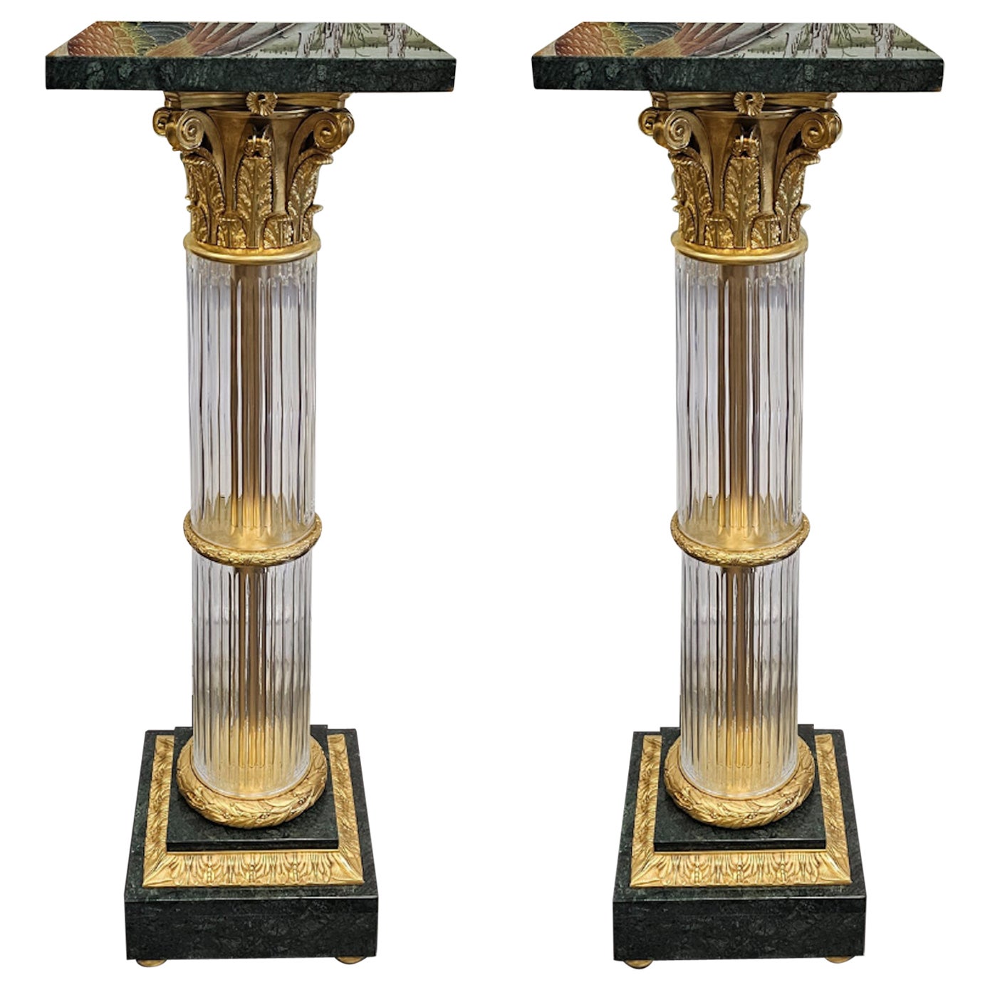 Pair of Ornate Marble Columns For Sale at 1stDibs | ornate columns
