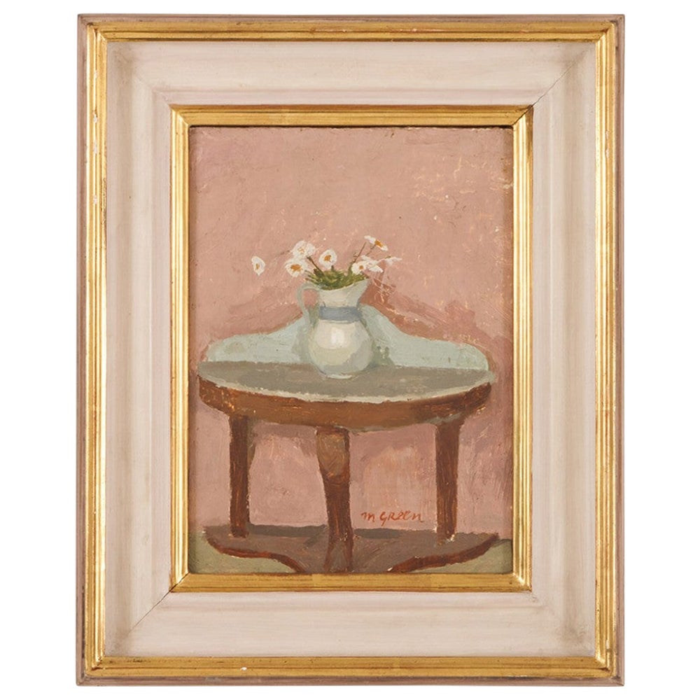 Margaret Green Daisies in a Jug For Sale at 1stDibs
