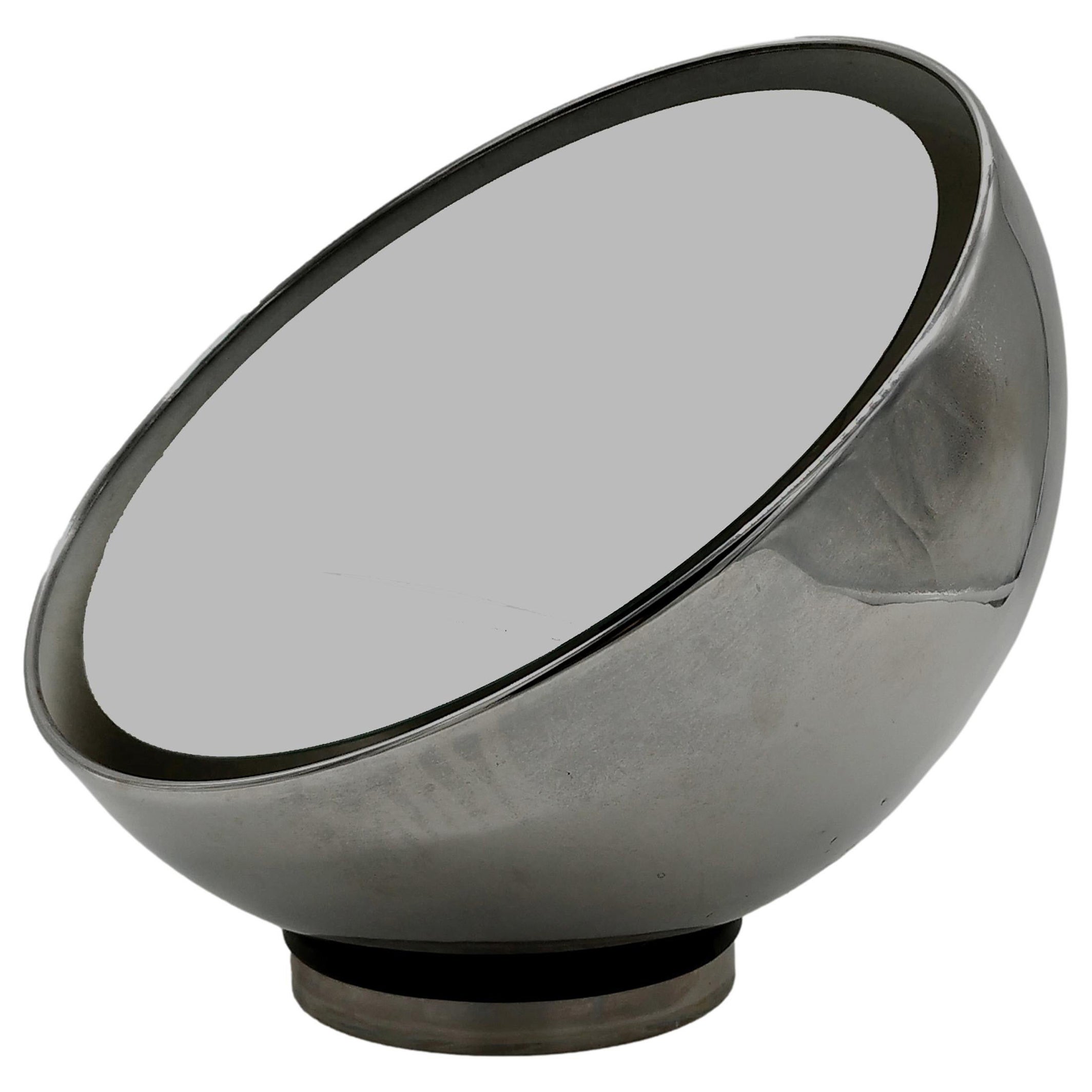Mirror Spherical Table Lamp, Italy, 1970s For Sale at 1stDibs