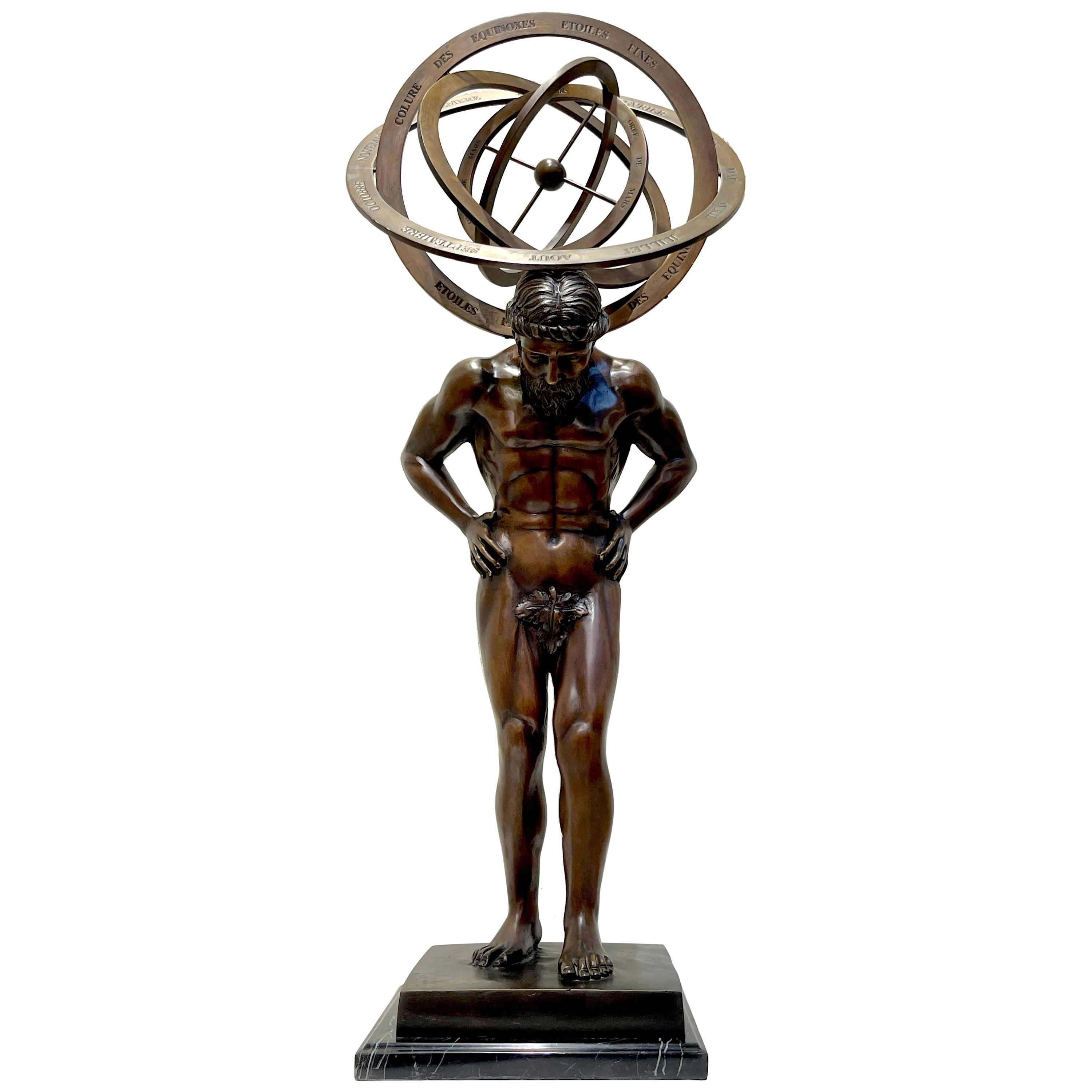 Pair of French Patinated Bronze Models of Whippets For Sale at 1stDibs