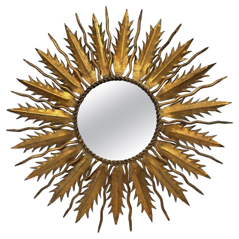 19th Century Sunburst Mirror SKU 280 For Sale at 1stDibs