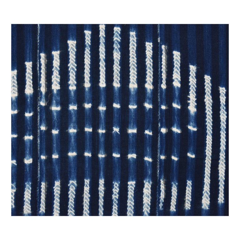 Vintage indigo Mali cloth (40 For Sale at 1stDibs
