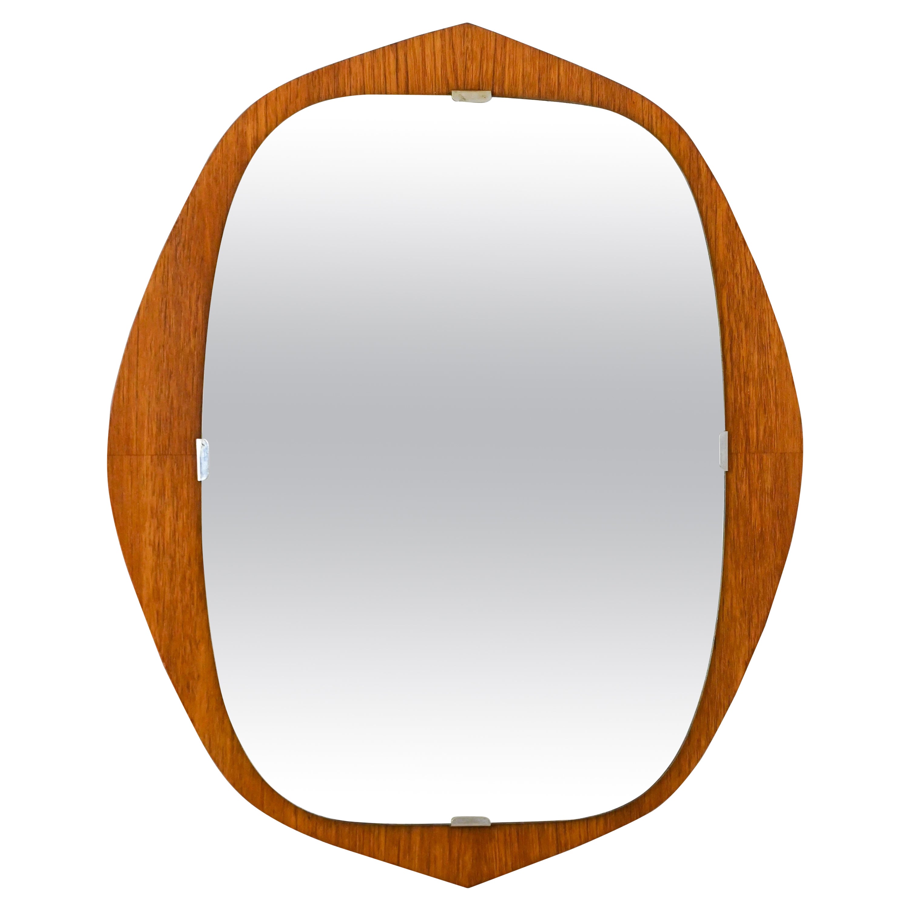 Swedish Modern Rattan Mirror, 1950s For Sale at 1stDibs