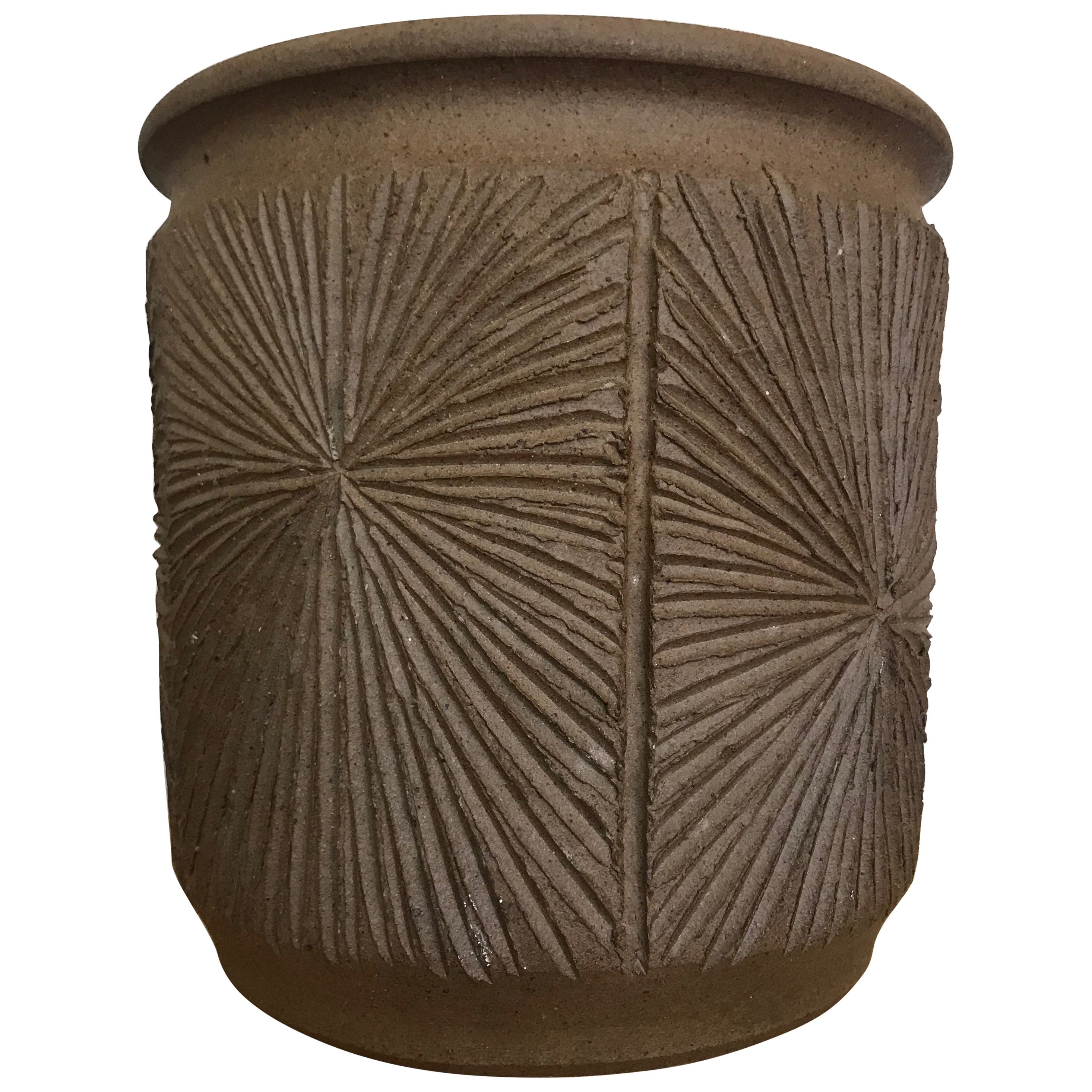 David Cressey 5050 Ribbed Textured Planter for AP at 1stDibs