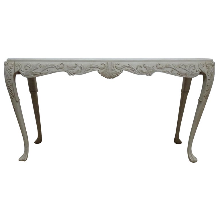 Swedish Rococo Style Console Table For Sale at 1stDibs