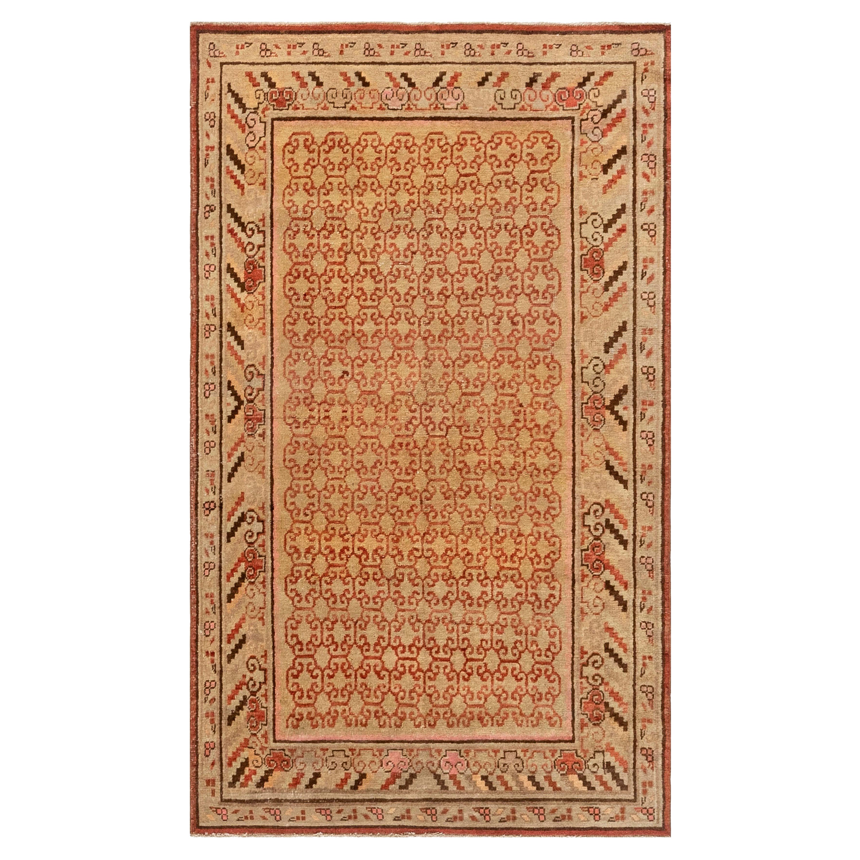 Doris Leslie Blau Collection Midcentury Samarkand Handmade Wool Rug For ...