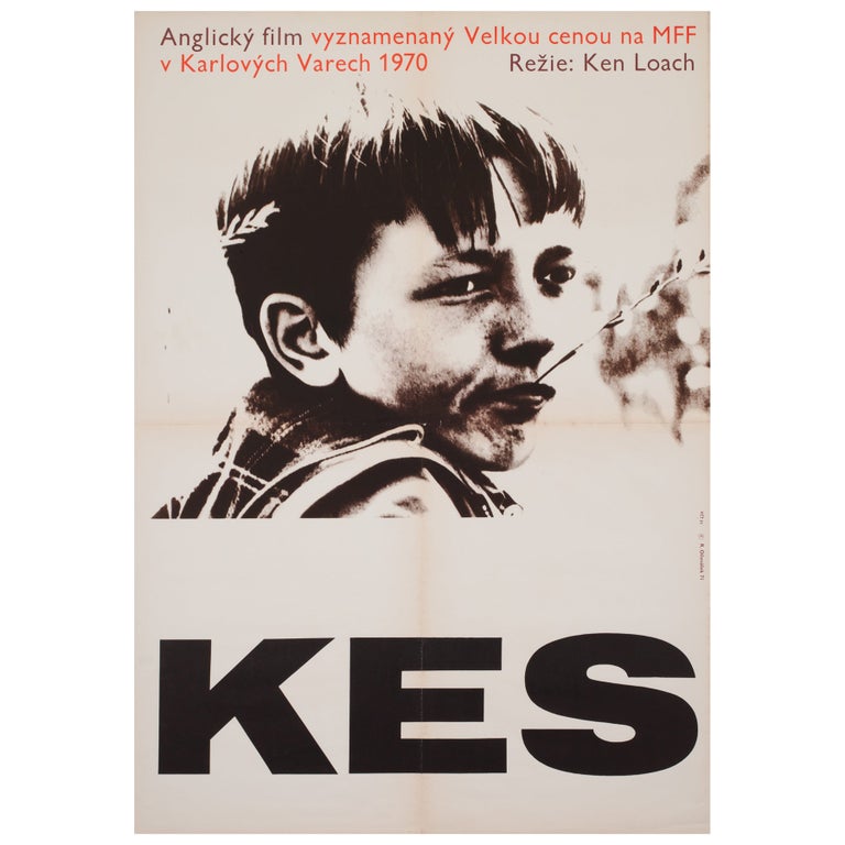 Kes 1971 Czech A1 Film Film Poster, RADEK OCENASEK For Sale at 1stDibs