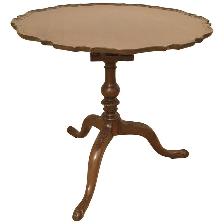 Pie Crust Edge English Tea Table, circa Early 19th Century at 1stDibs ...