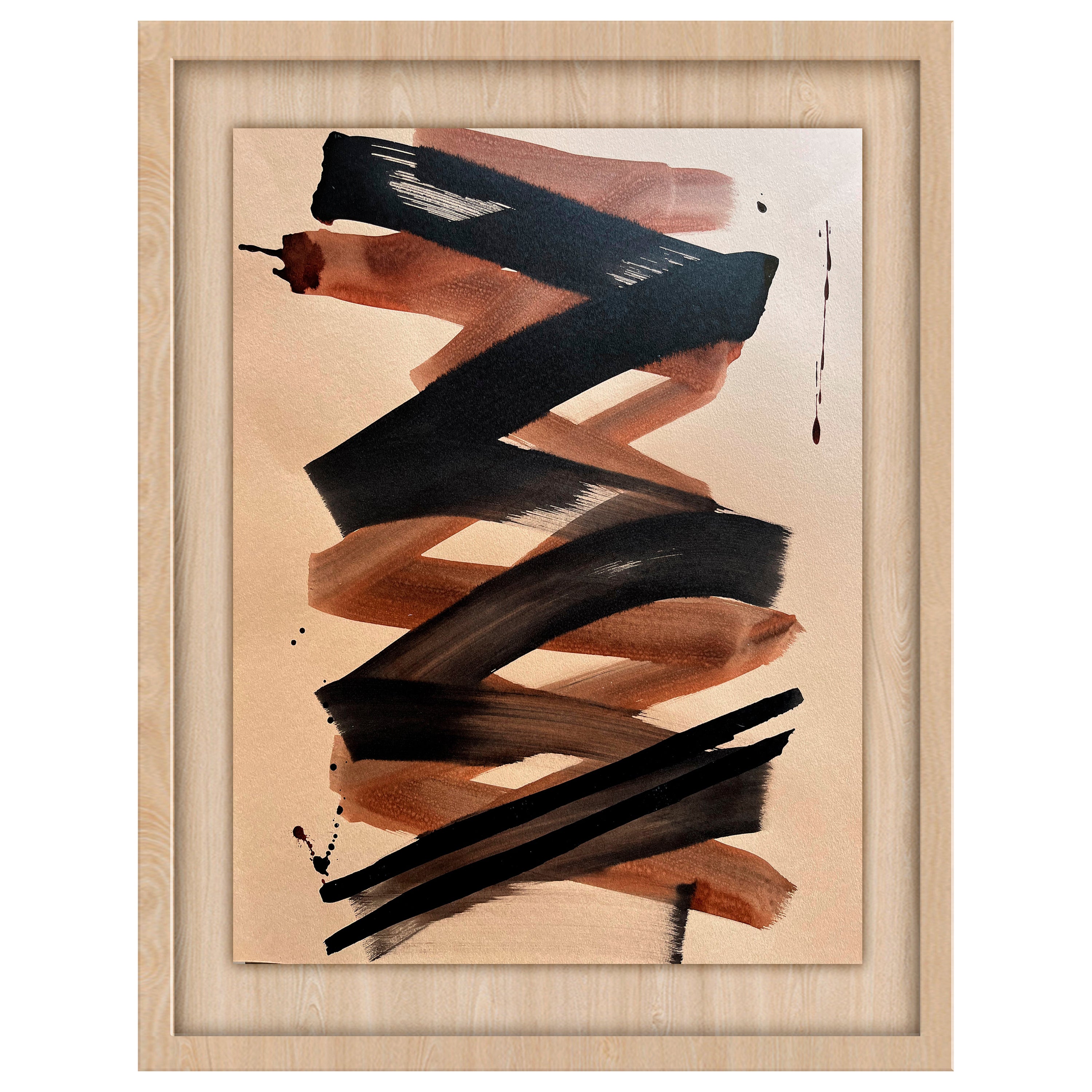 Iñaki Moreno Abstract Painting 2022 acrylic paint width 67 height 87 ...