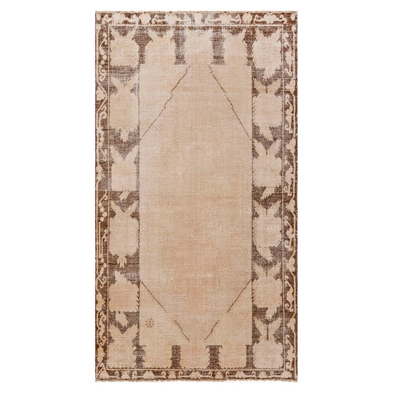 Collection Midcentury Samarkand Handmade Wool Rug For Sale at 1stDibs