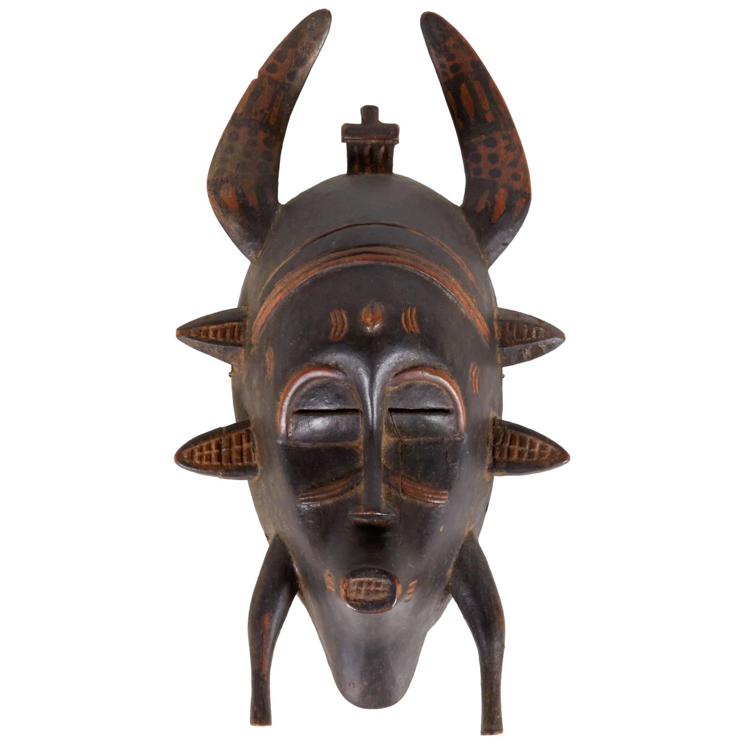 Fine Senufo Kpeli-Yehe Face Mask For Sale at 1stdibs
